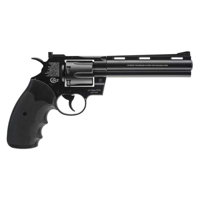COLT PYTHON 6 INCH BARREL .177 METAL BB GUN REVOLVER : UMAREX AIRGUNS ...