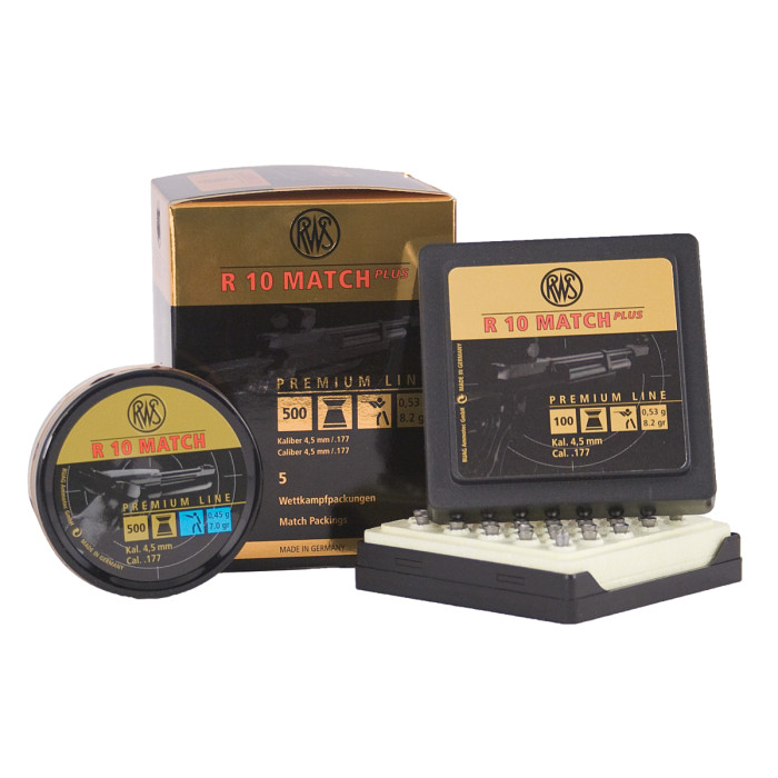 RWS R10 MATCH .177 PREMIUM LINE LIGHT 4.50 MM 7.0 G (500 CT) | Umarex USA
