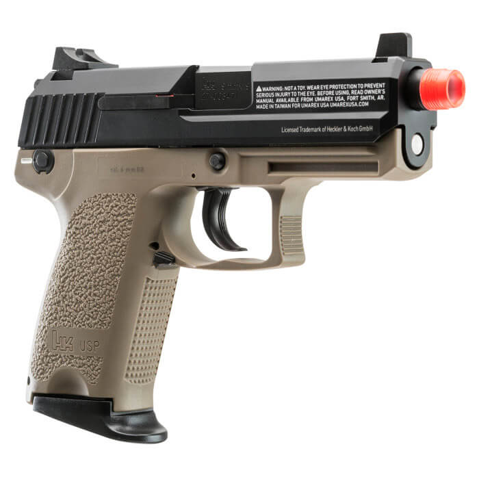 HK USP COMPACT TAC GBB 6MM FDE | Umarex USA