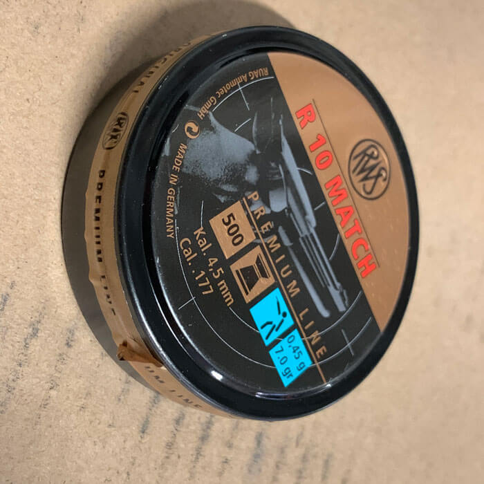 RWS R10 MATCH .177-4.48mm Pellet TIN 500CT | Umarex USA