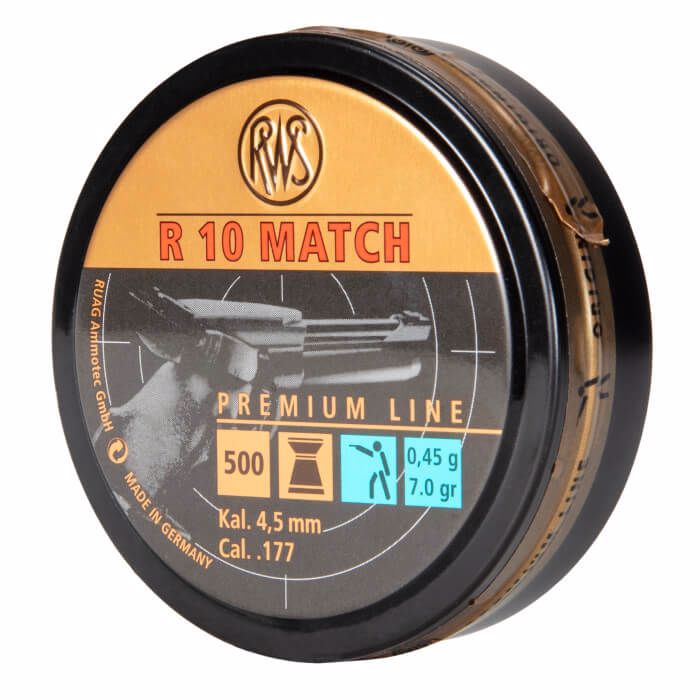 RWS R10 MATCH 7.0 Gr .177 PREMIUM LINE LIGHT 4.50 MM (500 CT) | Umarex USA
