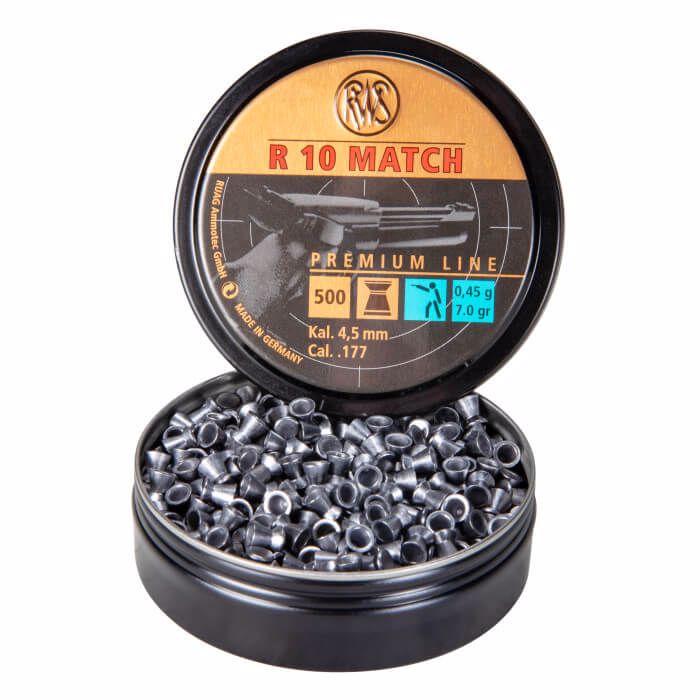 RWS R10 MATCH 7.0 Gr .177 PREMIUM LINE LIGHT 4.50 MM (500 CT) | Umarex USA