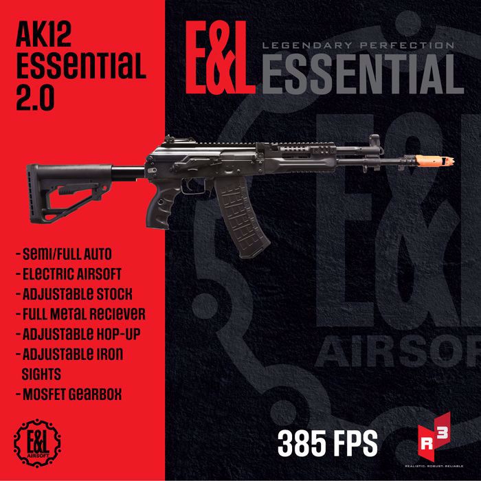 E&L AK12 Essential 2.0 AEG AK Airsoft Rifle | Umarex USA